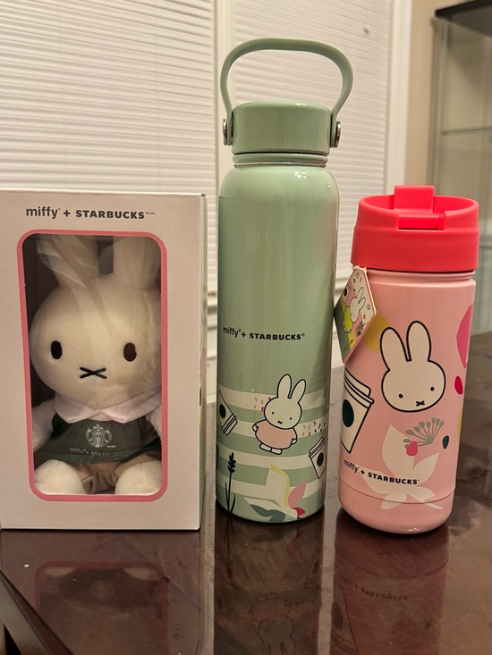Starbucks | Accessories | Nwt Starbucks X Miffy Limited Edition Bundle ...